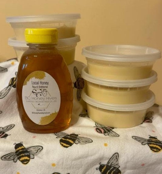 Honey - Cream Pure Honey | BC Honey Hives